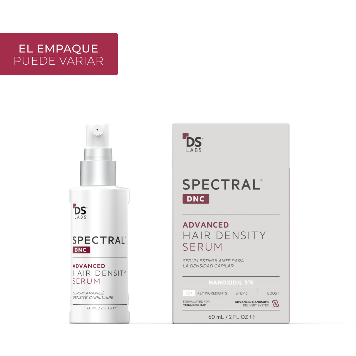 Spectral DNC® | Tratamiento para la Densidad Capilar con Nanoxidil – DS Laboratories - Mexico